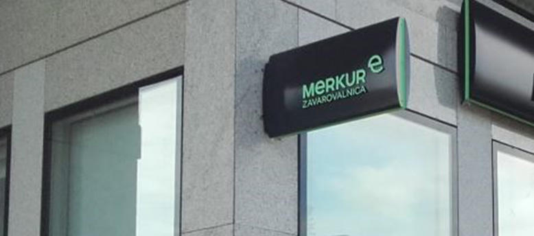 ee Merkur Flag sign - Provis Graphic